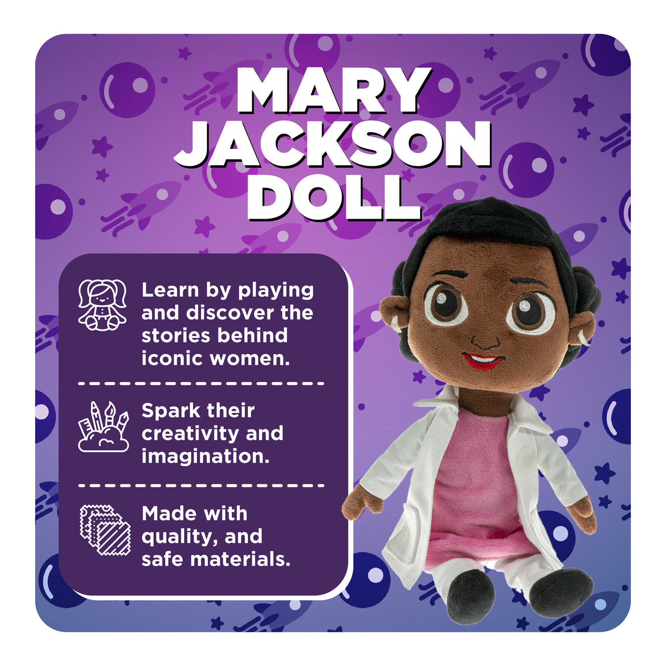 Mary Jackson Interactive Plush: Inspiring Learning & Playtime for Kids ...